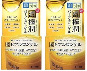 hadalabo gokujyun hyaluronic perfect gel 100g/3.5oz (set of 2)