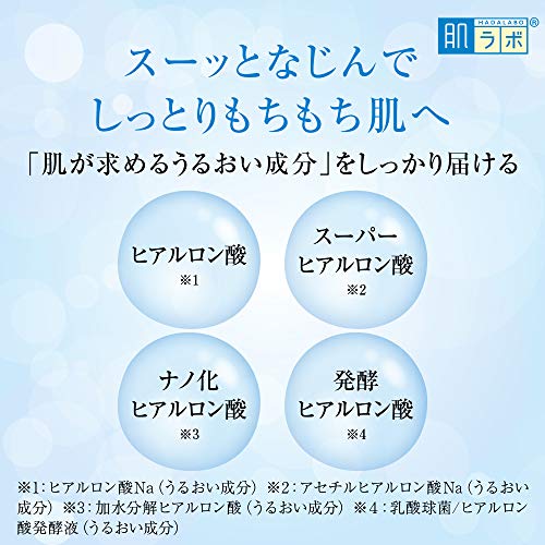 Hada Labo Rohto Gokujun Hyaluronic Lotion Light type, 170ml/5.7 fl. oz, Parallel Import Product, Refill