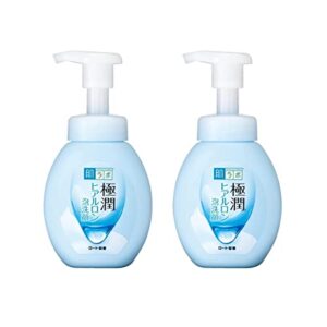 hadalabo japan gokujyun hyaluronic acid moisture bubble foaming cleanser (160ml) 2set