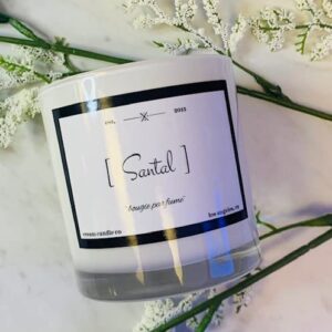 Santal Le Labo Inspired Soy Candle Wood Wick | Gift Idea | Home Decor