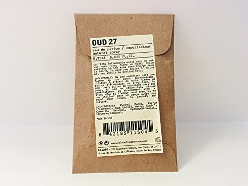 Le Labo Oud 27 Eau De Parfum .025 oz (1 Bottle)