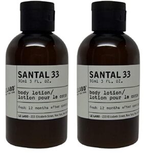 le labo santal 33 body lotion – lot of 2 each 3oz bottles-total of 6oz