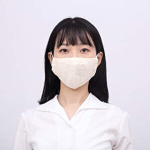 IR Labo. Organic cotton face mask　100% organic cotton that is gentle on the skin can be washed repeatedly　has excellent breathability and does not get stuffy, made in Japan