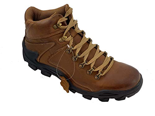 Labo Pro Reactive Men's Water resistant Hiking Boot, Genuine Leather 5120LP-BROWN-9.5