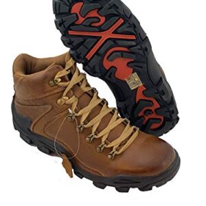 Labo Pro Reactive Men's Water resistant Hiking Boot, Genuine Leather 5120LP-BROWN-9.5