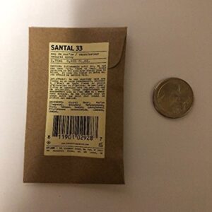 3 Le Labo Santal 33 Eau de Parfum Sample 0.025 oz/0.75 ml Vial Spalsh