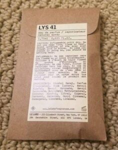 le labo lys 41 eau de parfum .025 oz (3 bottles)