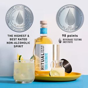 RITUAL ZERO PROOF Tequila Alternative | Award-Winning Non-Alcoholic Spirit | 25.4 Fl Oz (750ml) | Zero Calories | Sustainably Made in USA | Make Delicious Alcohol Free Cocktails