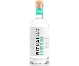 ritual zero proof gin alternative | award-winning non-alcoholic spirit | 25.4 fl oz (750ml) | zero calories | sustainably made in usa | make delicious alcohol free cocktails