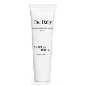 modern ritual made in usa daily 3-in-1 spf 30 face moisturizer – healing aftershave – face sunscreen – ultra-hydrating face lotion – anti-aging facial moisturizer – 1 fl oz