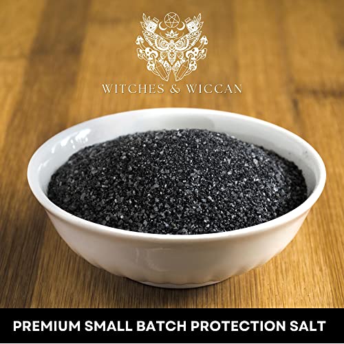 Black Salt for Protection Rituals, Wiccan Supplies, Sal Negra para Rituales de Brujeria (2 oz Bag) - Witches & Wiccan Witchcraft Supplies