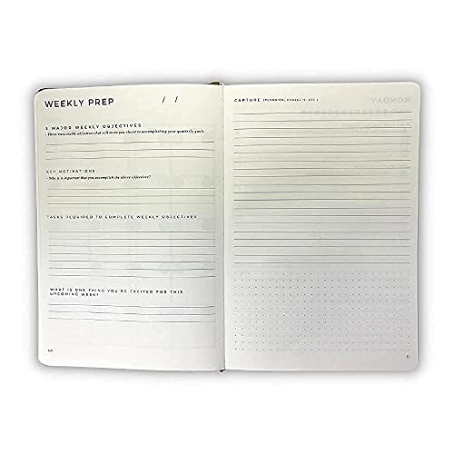 Quarterly Ritual Design Planner For High Performers And Over Achievers - Execute Daily Routines, Set Outcomes And Accomplish Goals. Find Balance As A Solopreneur Between Business And Life - Hardcover 90 Day Notebook