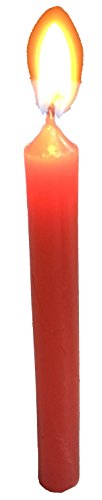 Vrinda® 4" Mini Chime Ritual Spell Unscented Taper Candles - Set of 20 (Red)