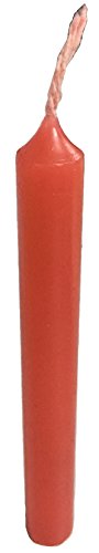 Vrinda® 4" Mini Chime Ritual Spell Unscented Taper Candles - Set of 20 (Red)