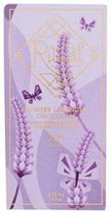 ritual chocolate juniper lavender chocolate bar, 2.12 oz