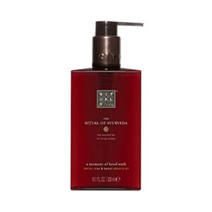 rituals ayurveda rebalancing hand wash – nourishing liquid hand soap with indian rose & sweet almond oil – 10.1 fl oz