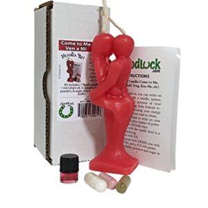 Red Come to Me Candle Kit - Love Drawing Ritual - Spell * KIT Vela Ven a Mí, Endulzamiento - Rituales Y Hechizos.