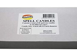 Govinda - Spell Candles (40 Candles) - 4" x 1/2"