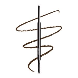 wet n wild ultimate brow micro eyebrow retractable pencil, dark brown, ultra fine 1.5mm tip, draws tiny brow hairs