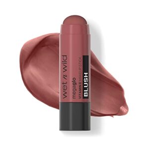 wet n wild megaglo vitamin e makeup blush stick current jam