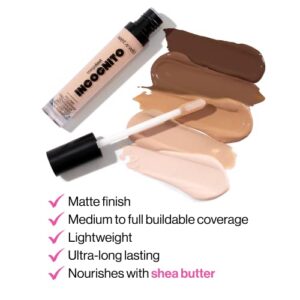 Wet n Wild Mega Last Incognito All-Day Full Coverage Liquid Matte Concealer, Light Beige, 0.18 Ounce