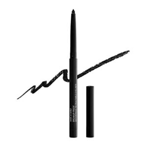 wet n wild breakup proof retractable gel waterproof eyeliner | blackest black | quick drying | smudge resistant | long lasting 16 hour wear | ultra fine