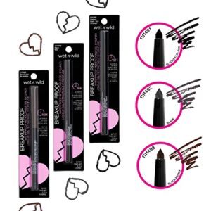 wet n wild Breakup Proof Retractable Gel Waterproof Eyeliner | Blackest Black | Quick Drying | Smudge Resistant | Long Lasting 16 Hour Wear | Ultra Fine