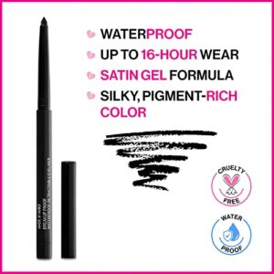 wet n wild Breakup Proof Retractable Gel Waterproof Eyeliner | Blackest Black | Quick Drying | Smudge Resistant | Long Lasting 16 Hour Wear | Ultra Fine