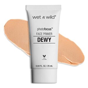 wet n wild photo focus dewy face primer, till prime dew us part, 0.84 fluid ounce