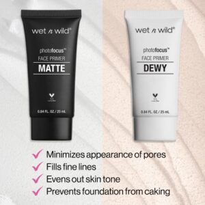 wet n wild Photo Focus Dewy Face Primer, Till Prime Dew us Part, 0.84 Fluid Ounce