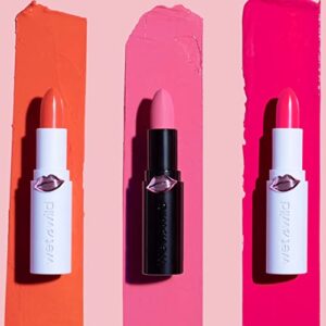 wet n wild Lipstick Mega Last High-Shine Lipstick Lip Color Makeup, Coral Bellini Overflow