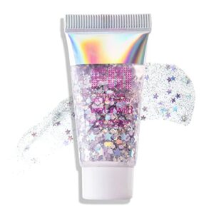 body glitter by wet n wild fantasy makers glitter gel silver seeing double