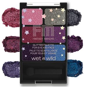 wet n wild fantasy makers halloween glitter eyeshadow palette rest in pink