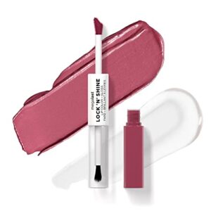 wet n wild megalast lock ‘n’ shine lip color + gloss utaupia