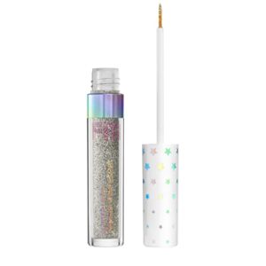 glitter eyeliner by wet n wild fantasy makers glitter eye liner makeup, silver kaleidoscope