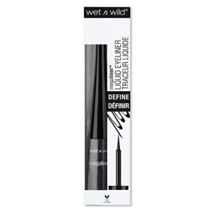 Wet n Wild Megaliner Liquid Eyeliner 871a Black, 0.12 Ounce 146781 (Pack of 1)