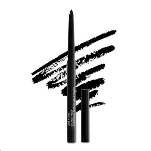 wet n wild mega last breakup-proof liquid waterproof eyeliner black, brush tip pen, quick drying, smudge resistant, long lasting 16 hour wear, precision brush applicator, ultra fine