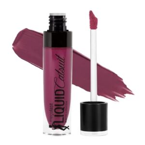 wet n wild megalast liquid catsuit lipstick, berry recognize, 6 gram