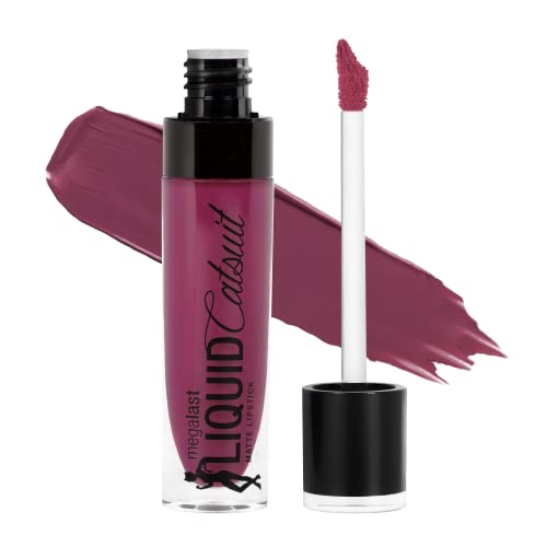 wet n wild Megalast Liquid Catsuit Lipstick, Berry Recognize, 6 Gram