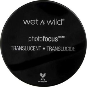 wet n wild photofocus loose setting powder, translucent 3.2 oz (2 pack) (bundle)