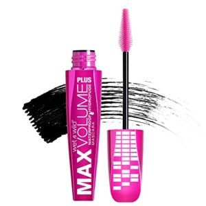 wet n wild max volume plus waterproof mascara – amp’d black,0.8 fl oz (pack of 1),c141a