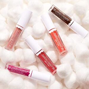 wet n wild Lip Cream Cloud Pout w/ Marshmallow, Light Brown Fluffernutter | Argan Oil | Vitamin E | Marshmallow Flavored