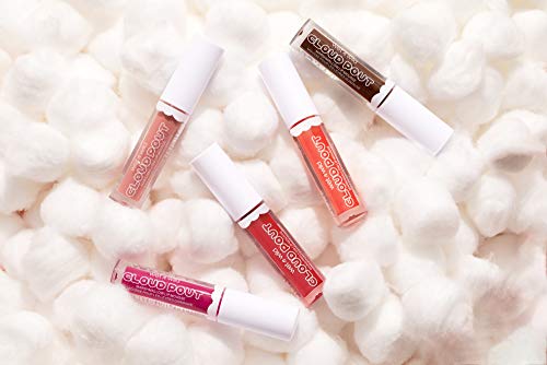 wet n wild Lip Cream Cloud Pout w/ Marshmallow, Light Brown Fluffernutter | Argan Oil | Vitamin E | Marshmallow Flavored