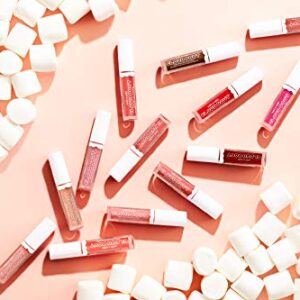 wet n wild Lip Cream Cloud Pout w/ Marshmallow, Light Brown Fluffernutter | Argan Oil | Vitamin E | Marshmallow Flavored