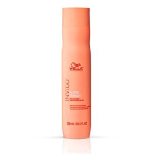 wella professionals invigo nutri-enrich shampoo, deep nourishing shampoo for dry & damaged hair, 10.1 oz