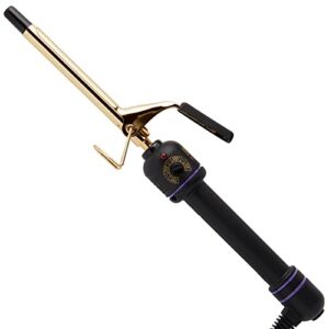 hot tools pro artist 24k gold curling iron | long lasting, defined curls (1/2 in)