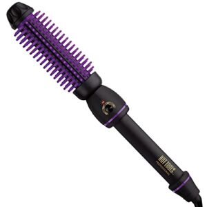 hot tools pro artist heated silicone bristle brush styler | helps create volume and fullness (1 in)