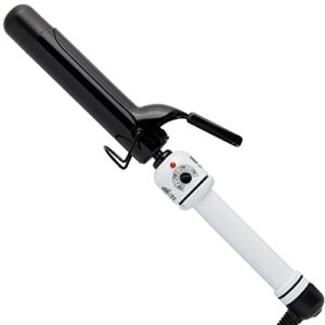 hot tools pro artist nano ceramic curling iron/wand | for smooth, shiny hair (1-1/4” in)