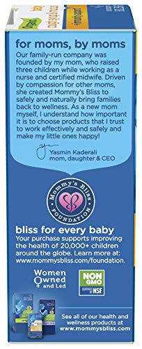 Mommy's Bliss Organic Baby Cough Syrup and Mucus + Immunity Support, Contains Organic Agave and Ivy Leaf, Made for Babies 4 month+, 1.67 Fluid Ounces