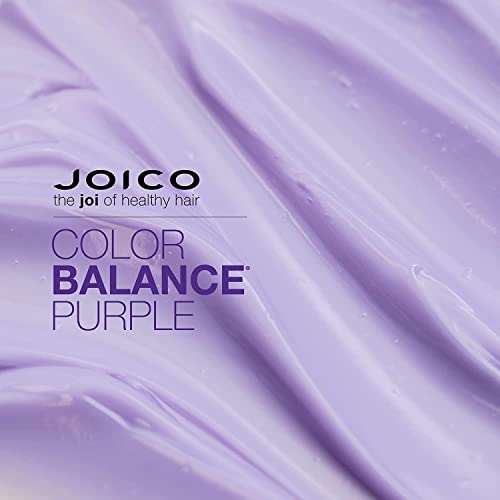 Joico Color Balance Purple Shampoo & Conditioner Set | Eliminate Brassy and Yellow tones | For Cool Blonde or Gray Hair